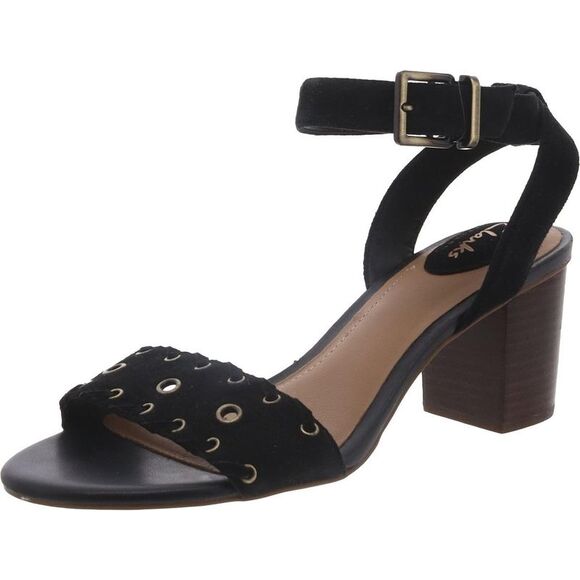 Clarks | Shoes | Clarks Womens Ralene Sheen Black Open Toe Slingback ...